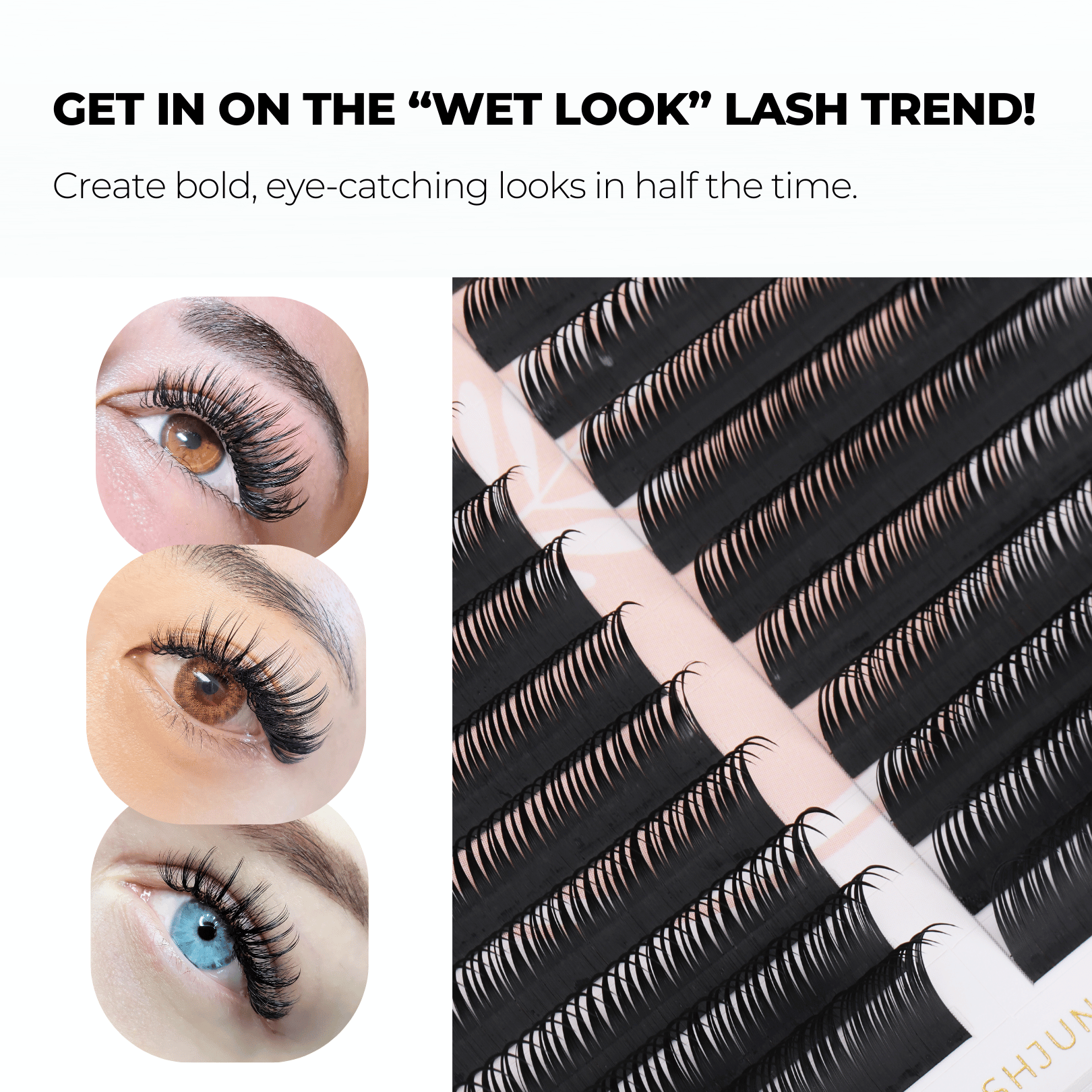 Premade Wet Look Lashes – Lash Jungle