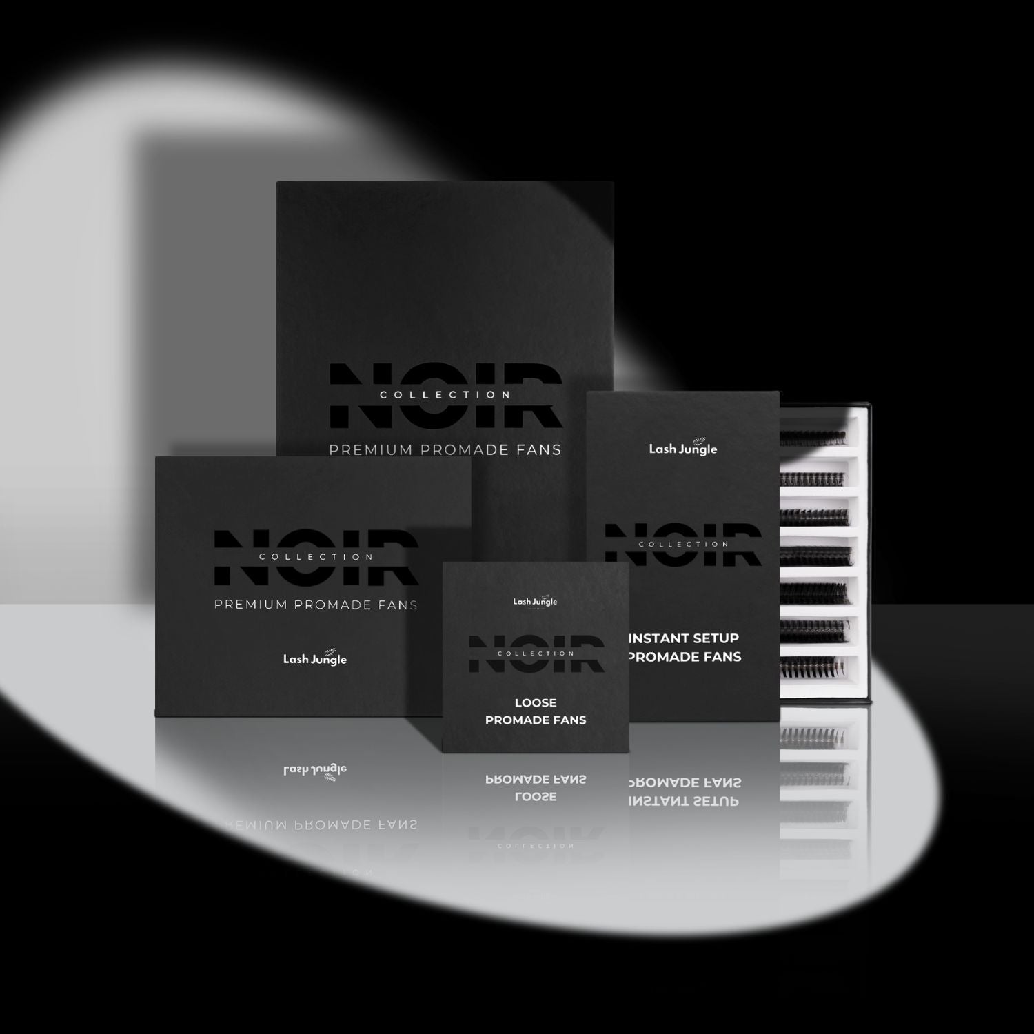 Narrow Promade Fans - NOIR Collection